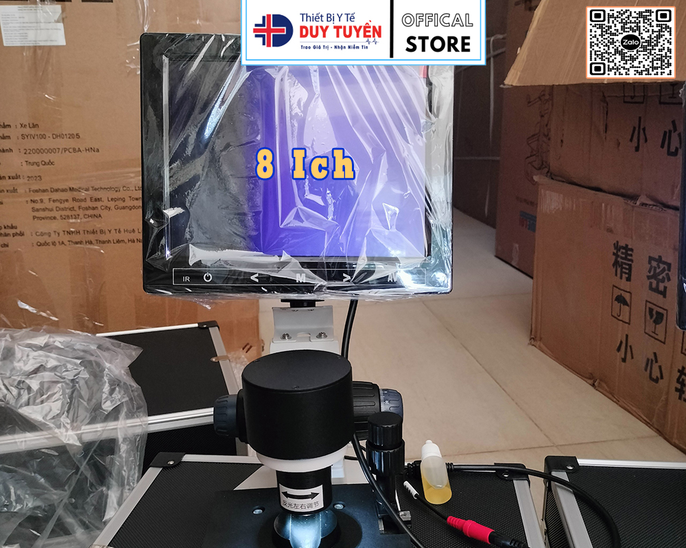 Kính Hiển Vi Soi Mạch Máu Màn Hình 8Ich Hình Ảnh Sắc Nét Dõ Dàng